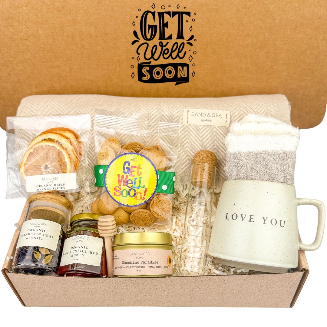 Get Well Baskets for Her After Surgery | Feel Better Soon w/ Cozy Blan ...