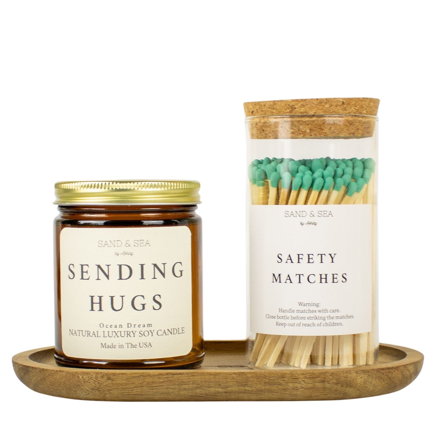 Sending Hugs Candle Gift Sets – Sand & Sea by Ashley