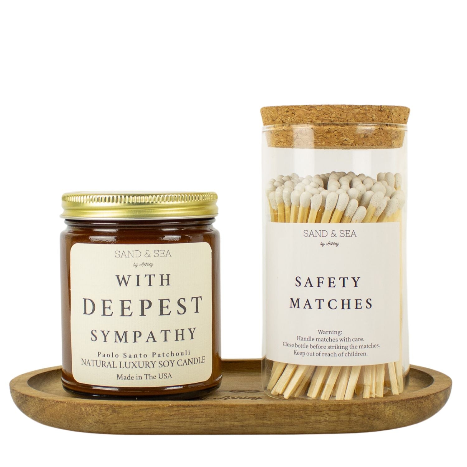 With Deepest Sympathy Candle Gift Sets – Sand & Sea by Ashley